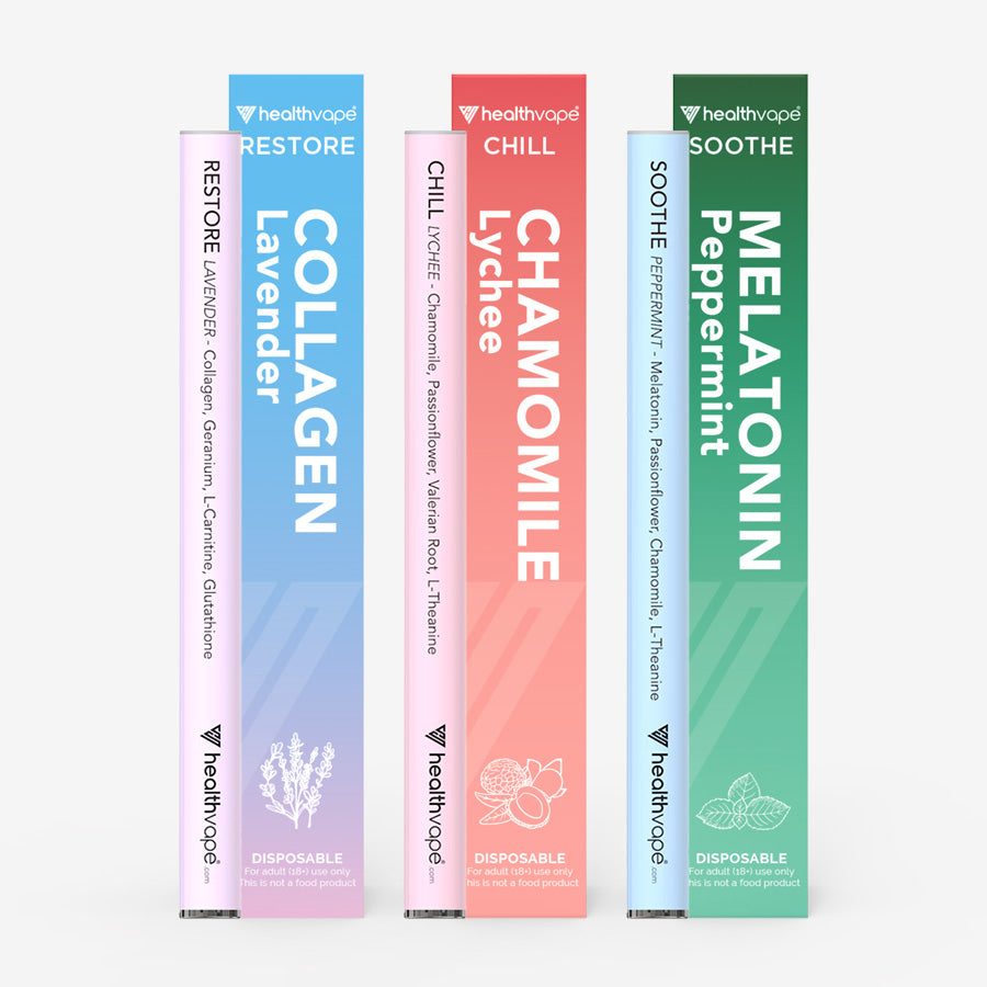 Relax 3-Pack - Lychee / Lavender / Peppermint – HealthVape