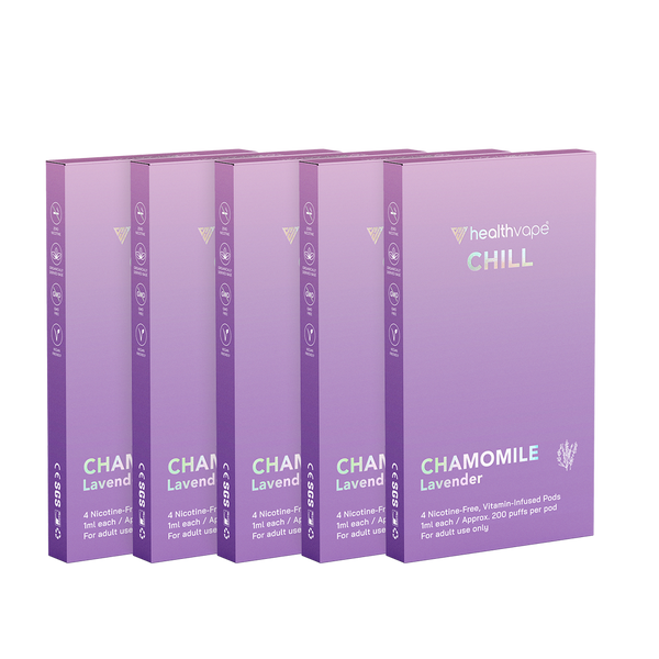 CHILL Lavender Chamomile Pods – Nicotine-Free 4-Pack – HealthVape