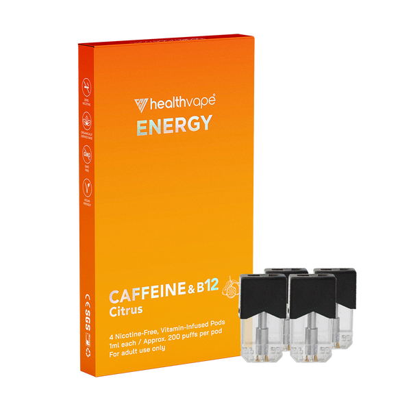 Caffeine Vape Juice Pods with citrus extracts – HealthVape