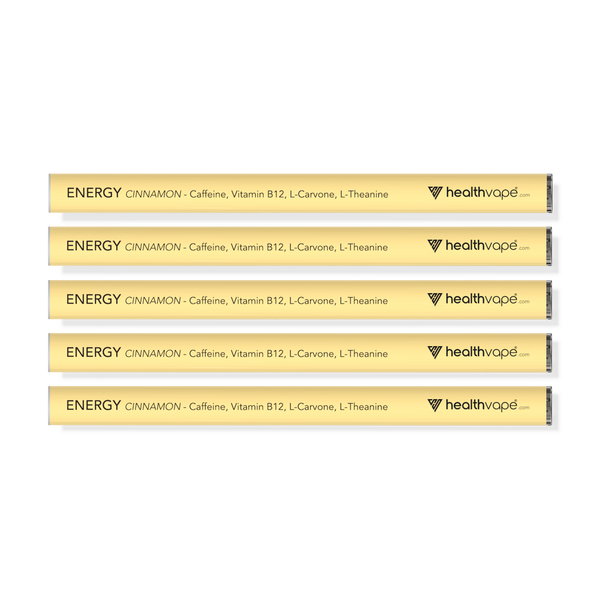 Vitamin Inhaler - ENERGY Cinnamon Caffeine & Vitamin B12 Vape Pen ...